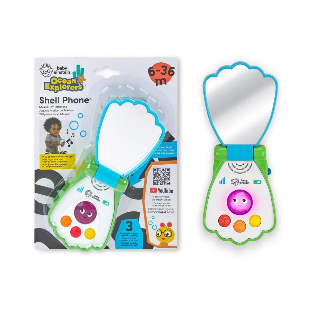 Baby Einstein Shell Phone Musical Toy Telephone – Playbh