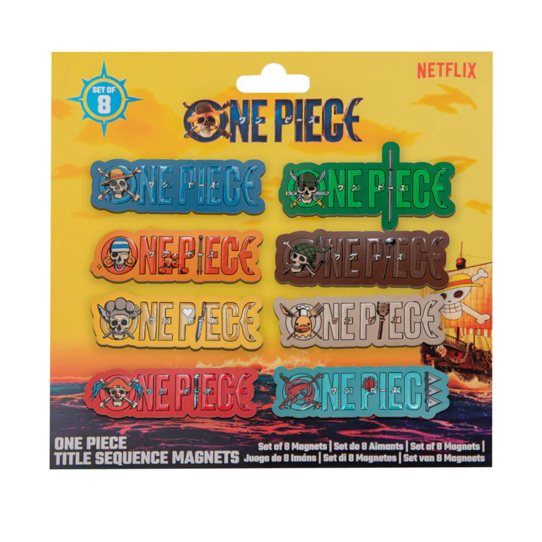 One Piece - Cinereplica: One Piece Title Sequence Set of 8 Magnets – Playbh